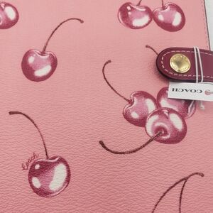 Coach | Office | Coach Notebook With Cherry Print Refillable Journal ...